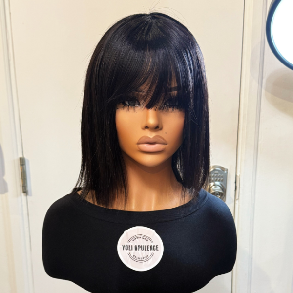CAMERON | 10” Bob Wig with Bangs – Glueless & Beginner-Friendly – Yoli ...